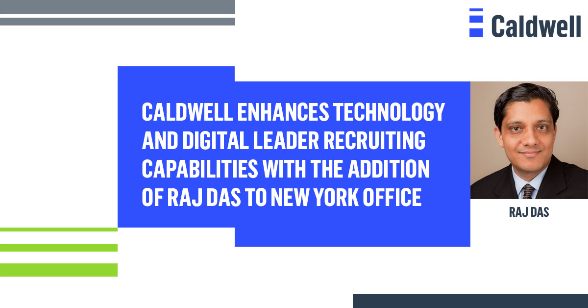 Raj Das Joins Caldwell | Caldwell Partners