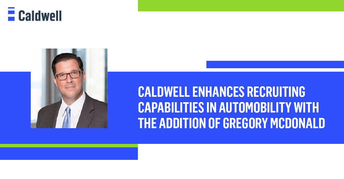 Gregory McDonald Joins Caldwell | Caldwell Partners